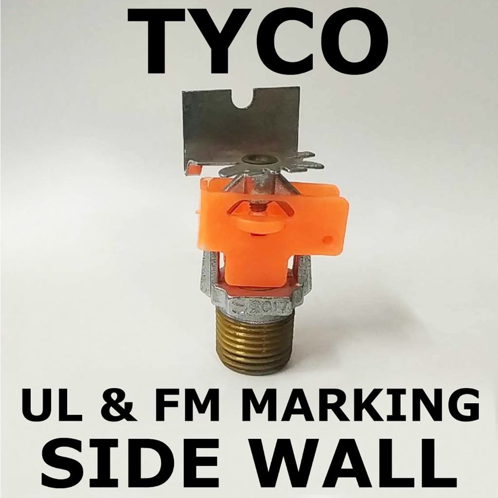 TYCO FIRE SPRINKLER SIDE WALL WITH UL AND FM MARKING === SIDE WALL ...