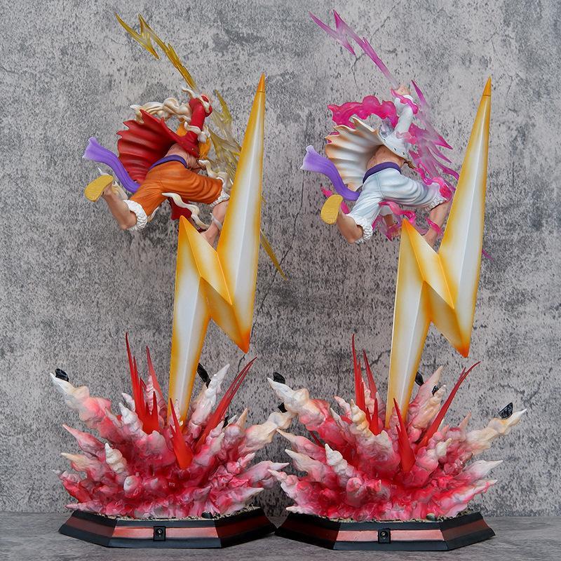 Hey Anime-ONE PIECE MJ GEAR 5 SUN GOD LIGHTNING NIKA LUFFY LIGHT UP ...