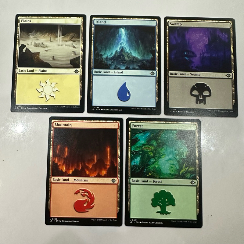 PLAINS ISLAND SWAMP MOUNTAINS FOREST | LCI THE LOST CAVERNS OF IXALAN ...