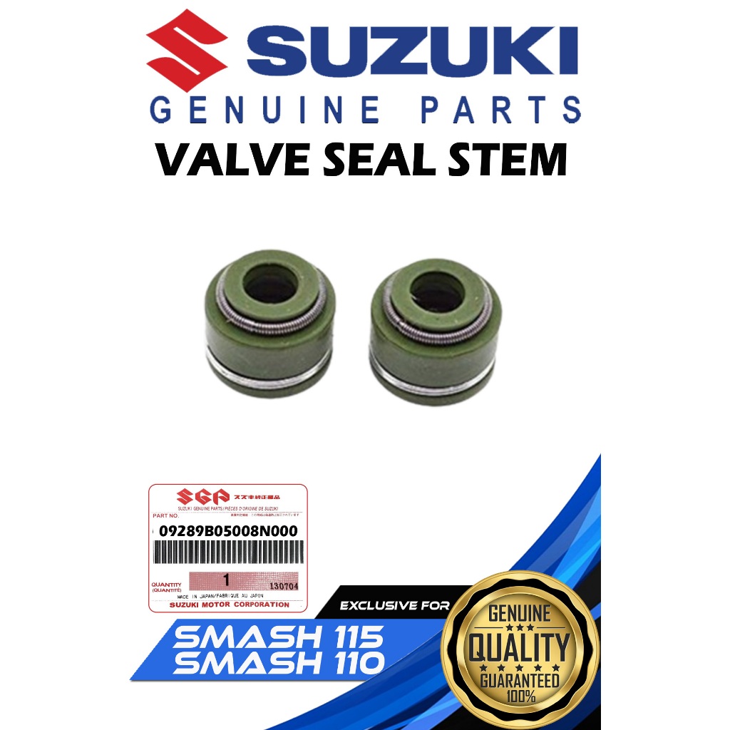 SUZUKI GENUINE SEAL, VALVE STEM FOR SMASH 115/SMASH 110 ( 09289-05008 ...