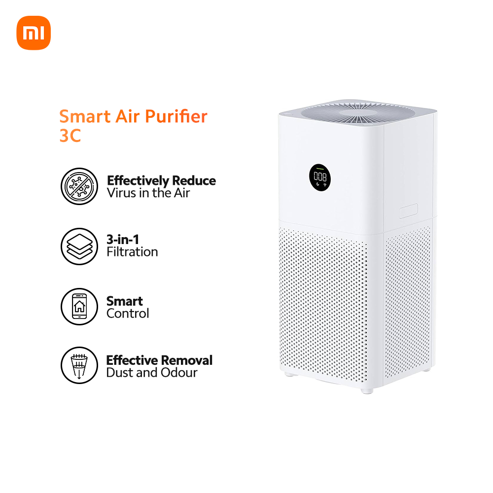 Xiaomi Mi Air Purifier 3C Digital LED Display | Shopee Philippines