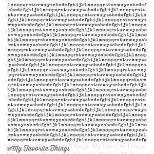 My Favorite Things Cling Rubber Stamps - Typewriter Text #BG-3 | Shopee ...