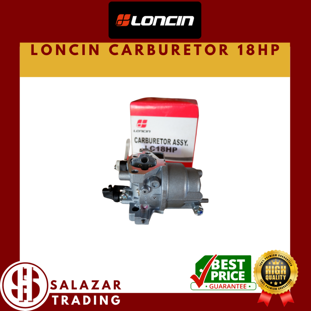 LONCIN CARBURETOR 18HP ORIGINAL HEAVY DUTY GASOLINE ENGINE | Shopee ...