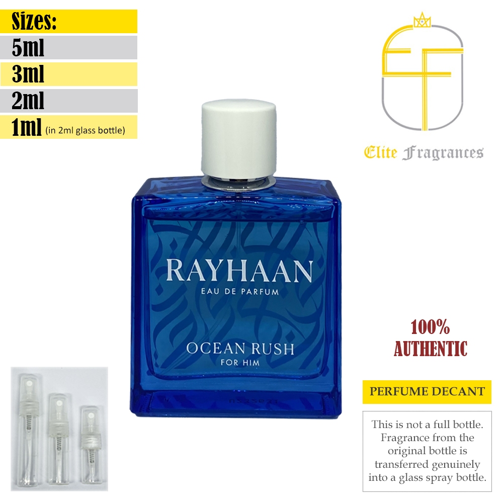 DECANT Rayhaan Ocean Rush for men | Shopee Philippines