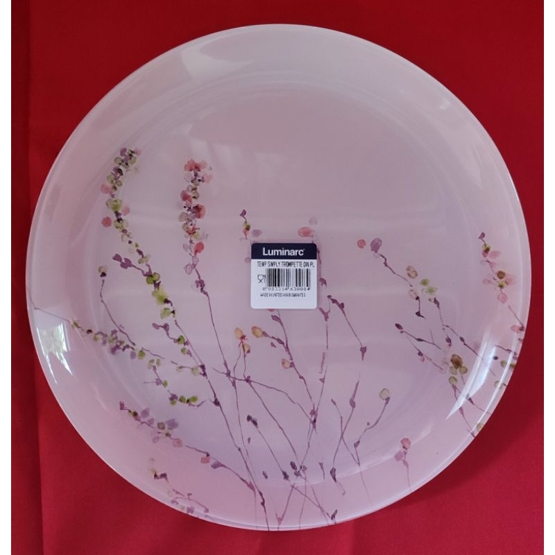 Luminarc 25cm Simply Trompette Dinner Plate (by 6pcs) | Shopee Philippines