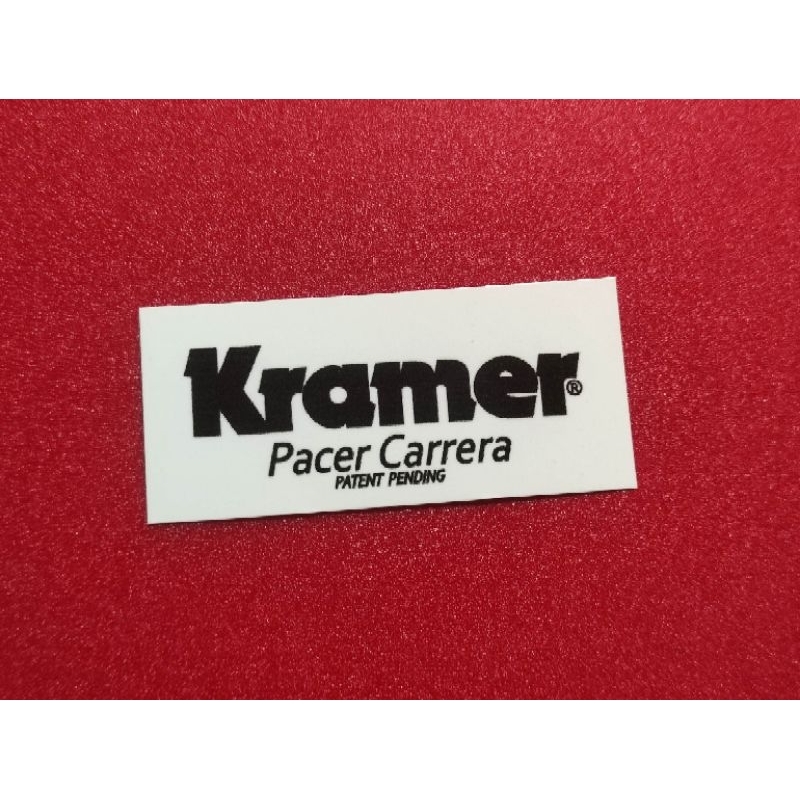 RUBIO KRAMER PACER CARRERA WATERSLIDE GUITAR DECAL WATER DECALS ...