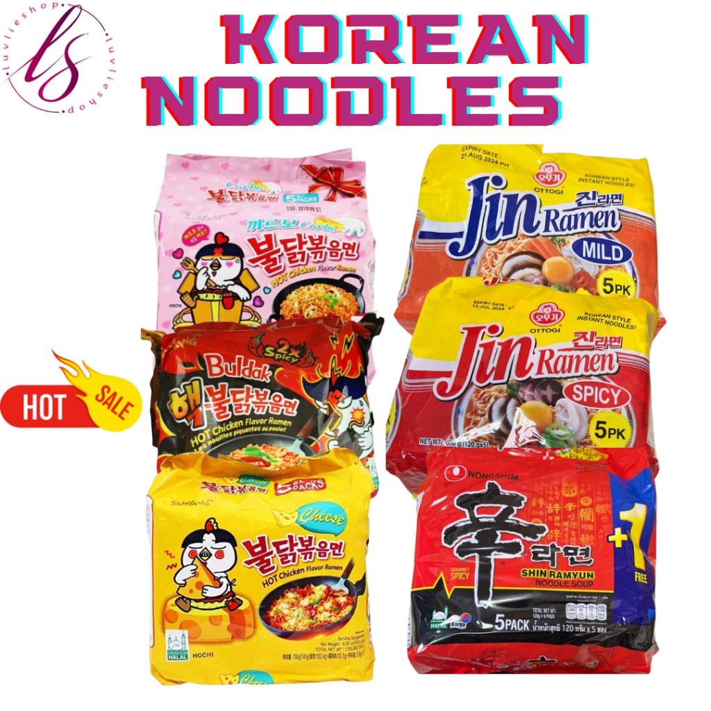Fast shipping | Korean Noodles - Samyang, Buldak, Jin Ramen, Bulgogi ...