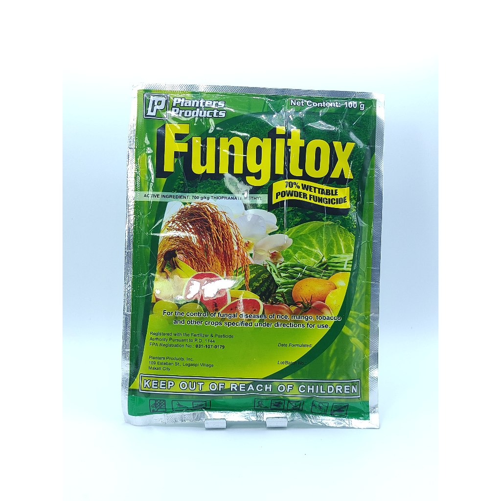 PLANTERS PRODUCTS FUNGITOX 70 WP THIOPHANATE METHYL (100 GRAMS ...
