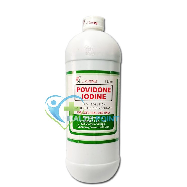Povidone Iodine 10% Liter, J.Chemie | Shopee Philippines