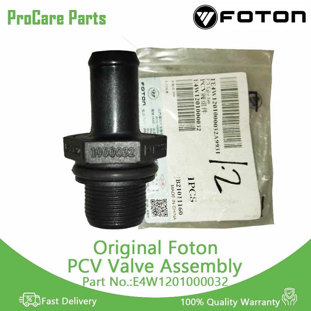Original Foton PCV Valve Assembly For 4W12/ MV1.2/GT1.2 E4W1201000032 ...