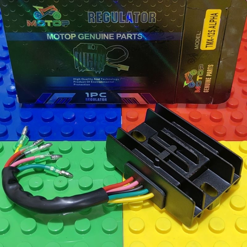 MOTOP RECTIFIER/REGULATOR FOR TMX 125 ALPHA (PER PC.) | Shopee Philippines