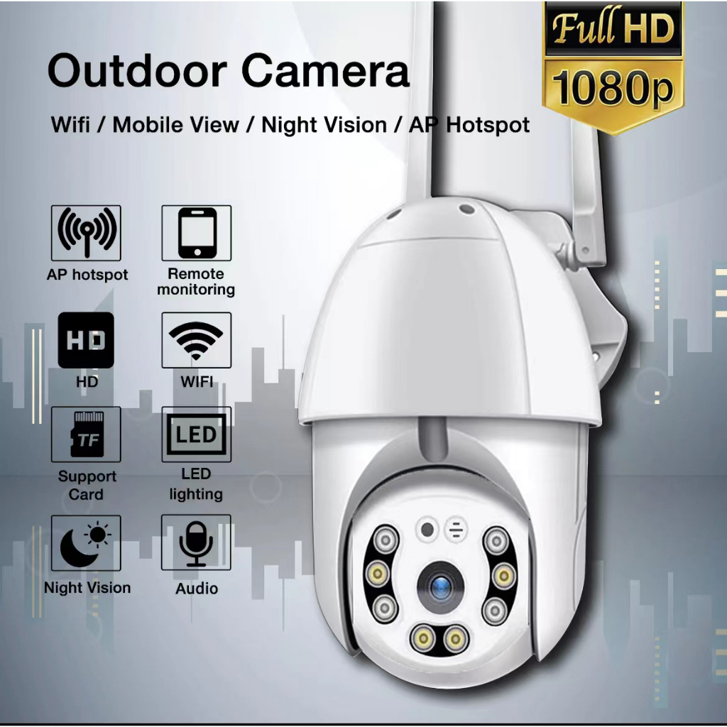 V380 PRO CCTV Camera Outdoor High-Definition Waterproof With Night ...