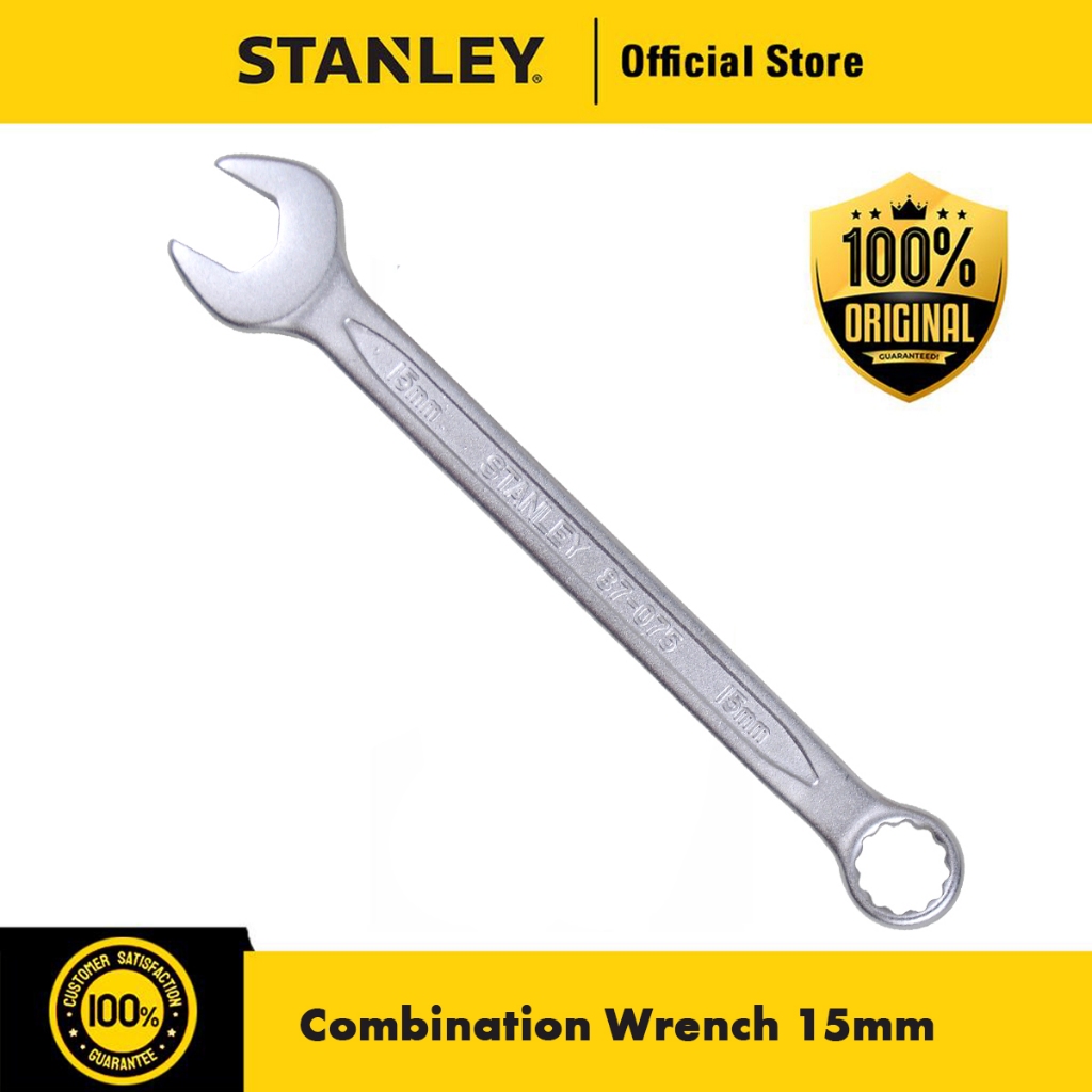 Stanley 87-075 Combination Wrench 15mm INV-NFM | Shopee Philippines