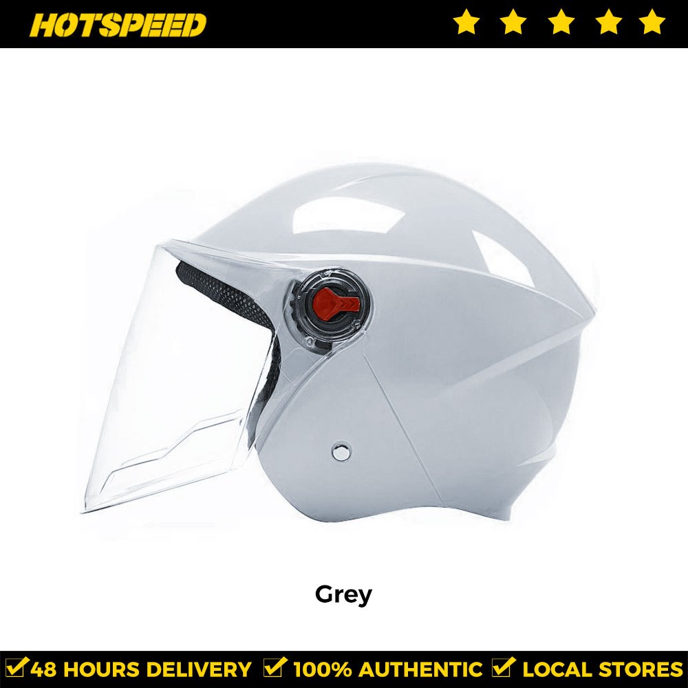 HOTSPEED Helmet Motorcycle Open Half Face For Men Women 56-60CM ...
