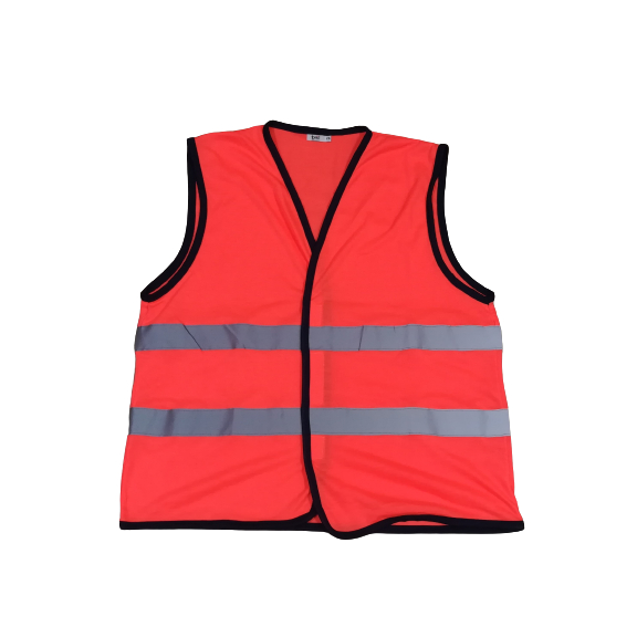 Cloth Cotton Reflective Safety Traffic Vest Neon Orange | Shopee ...