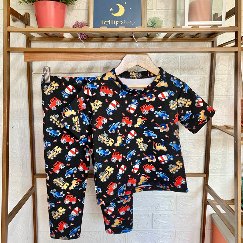Idlip kids BOYS(1-7yo) Printed Cotton Pajamas Terno Set - CLEARANCE ...