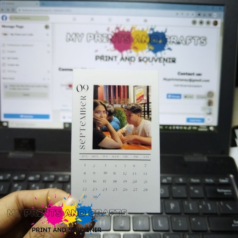 Mini pocket calendar with picture | Shopee Philippines