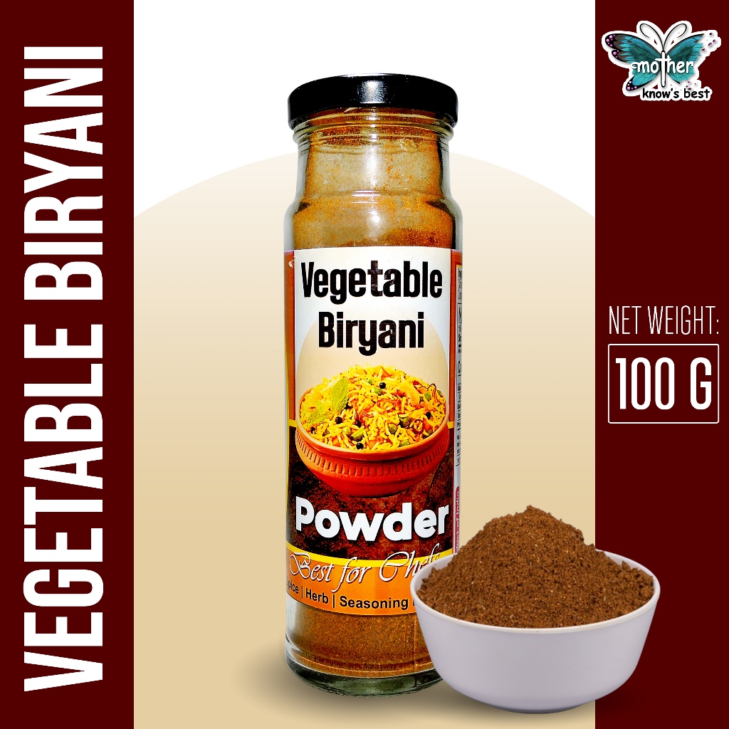 Vegetable Biryani Powder 100g | Shopee Philippines