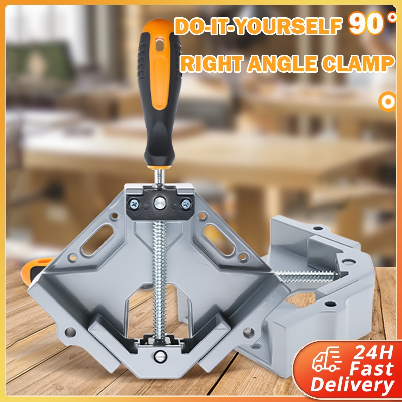 90°Angle Clamp for Woodworking Wood Corner Clamps with Adjustable Swing ...