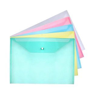 Blue Rae 10pcs. Plain Short Plastic Envelope Clear Holder Plastic ...