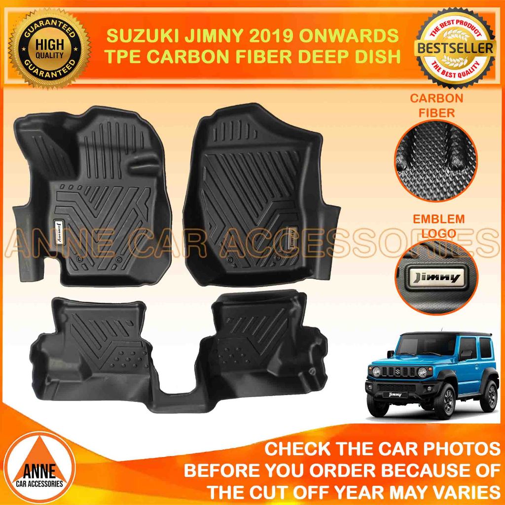TPE Carbon Fiber Deep Dish for Suzuki Jimny 2019 2020 2021 2022 Onwards ...