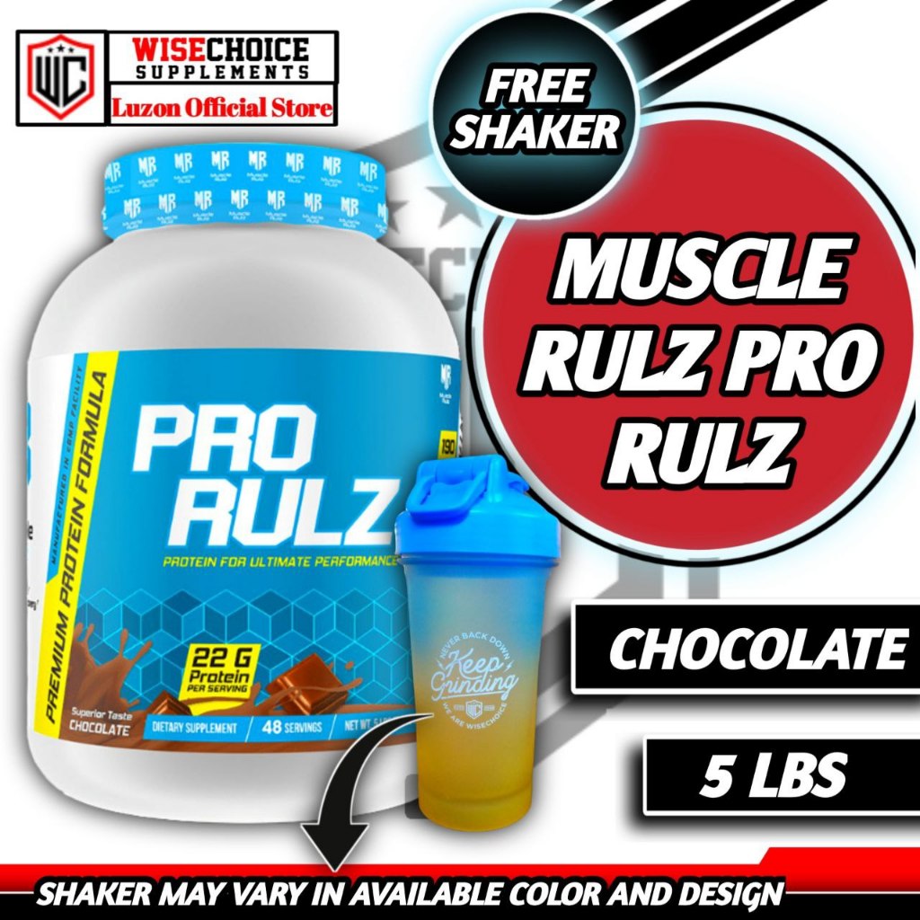 MUSCLE RULZ PRO RULZ 5 LBS CHOCOLATE | Shopee Philippines