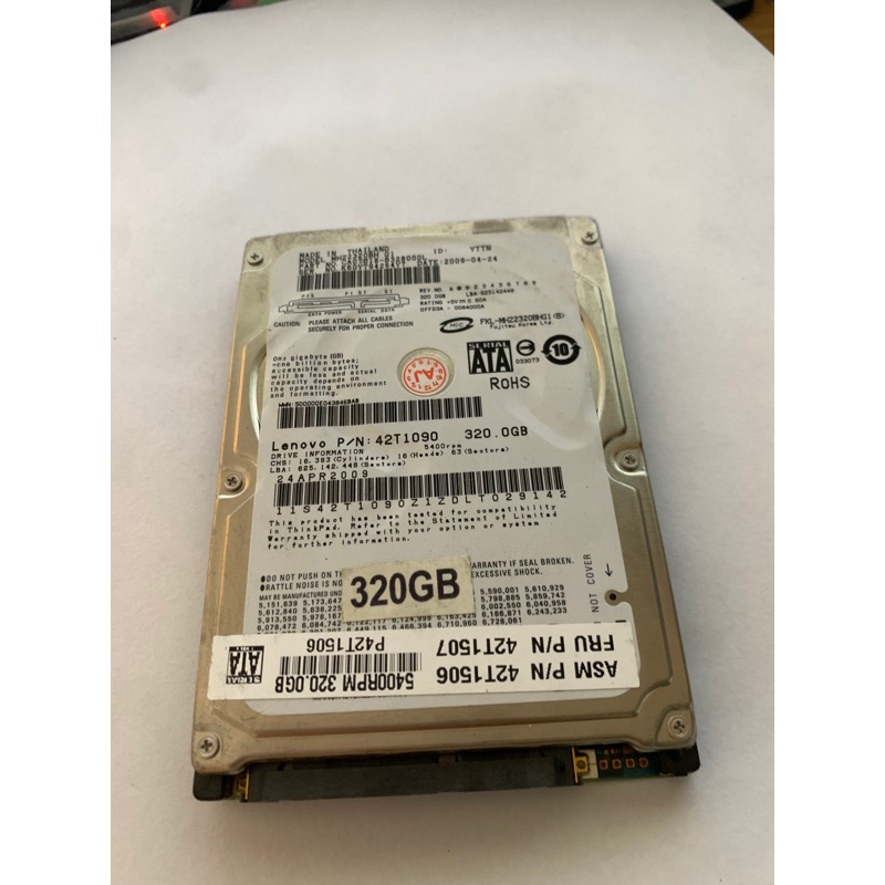 Toshiba hitachi internal hard drive 120gb 160gb 320gb 2.5 Sata laptop ...