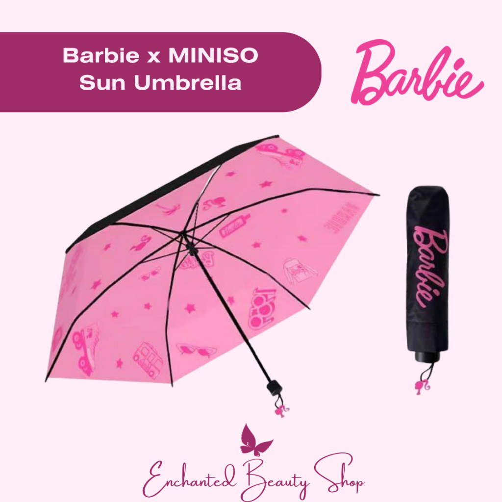 Barbie x MINISO Sun Umbrella | Shopee Philippines