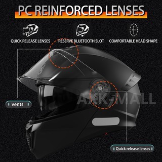 AXK 900 Motorcycle Helmet Modular Helmet Open Half Face Helmet Off Road ...