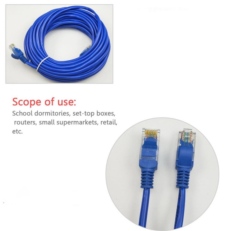 IN YOU 3M 5M 10M 15M 20M 30M 40M 50M CAT5 RJ45 Ethernet cable Lan cable Internet network outdoor ...