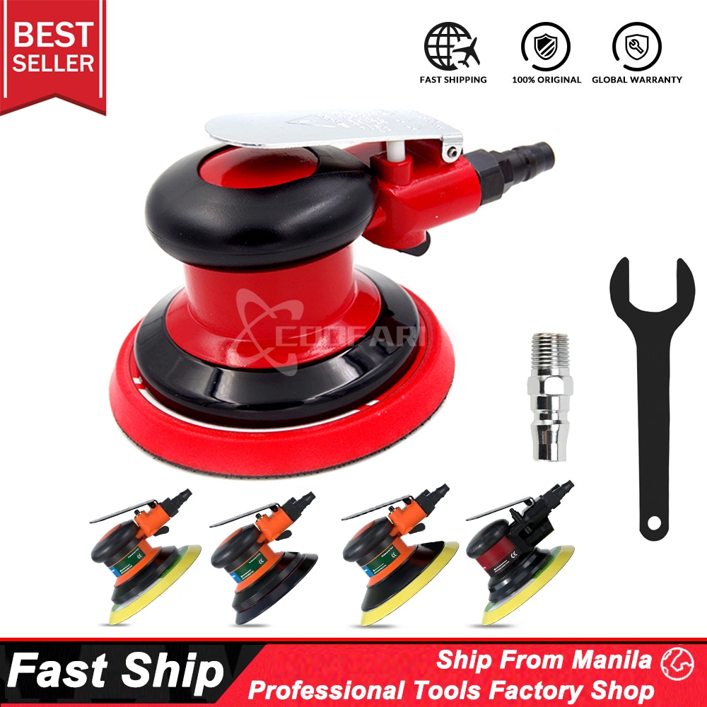6Inch Pneumatic Air Orbital Sander 150mm Vacuum Air Sanding Machine ...