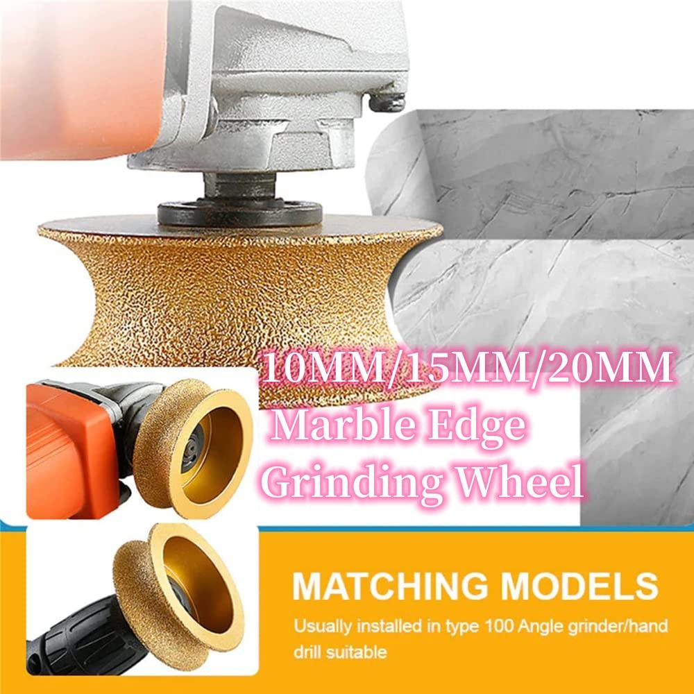 10MM/15MM/20MM Marble Edge Grinding Wheel 20MM Bore Diamond Grinding ...