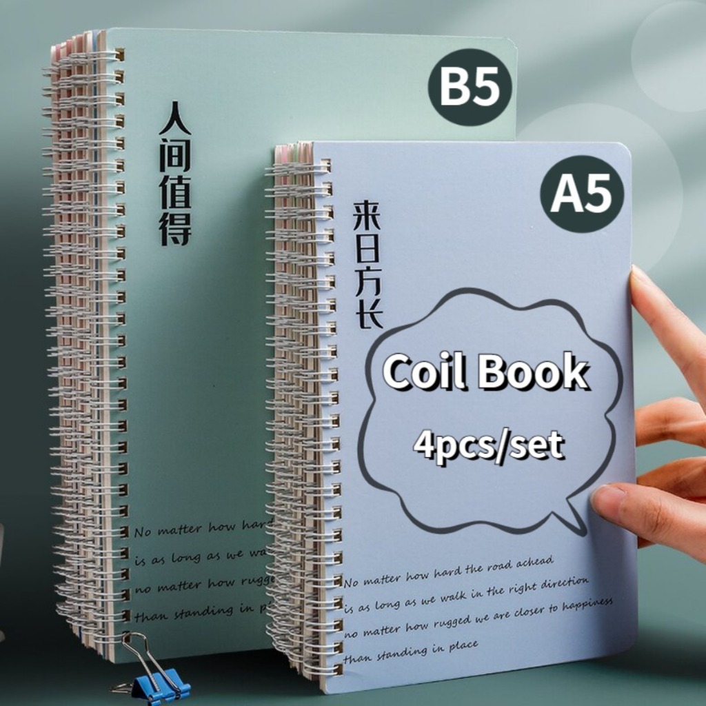 A5\B5 Spiral Notebook For Student 120 Pages Line Paper Diary School ...
