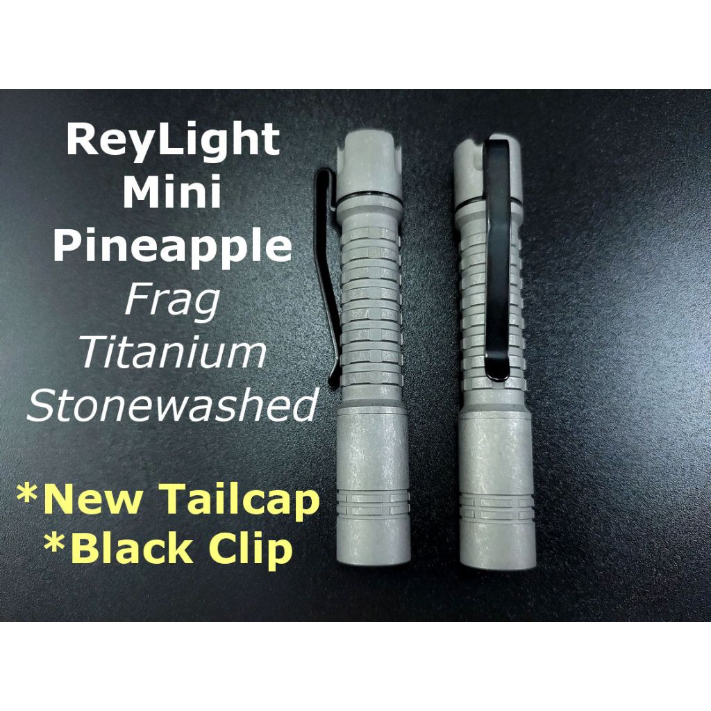 ReyLight Pineapple Mini Brass Copper Titanium Aluminum Ribbed Smooth ...