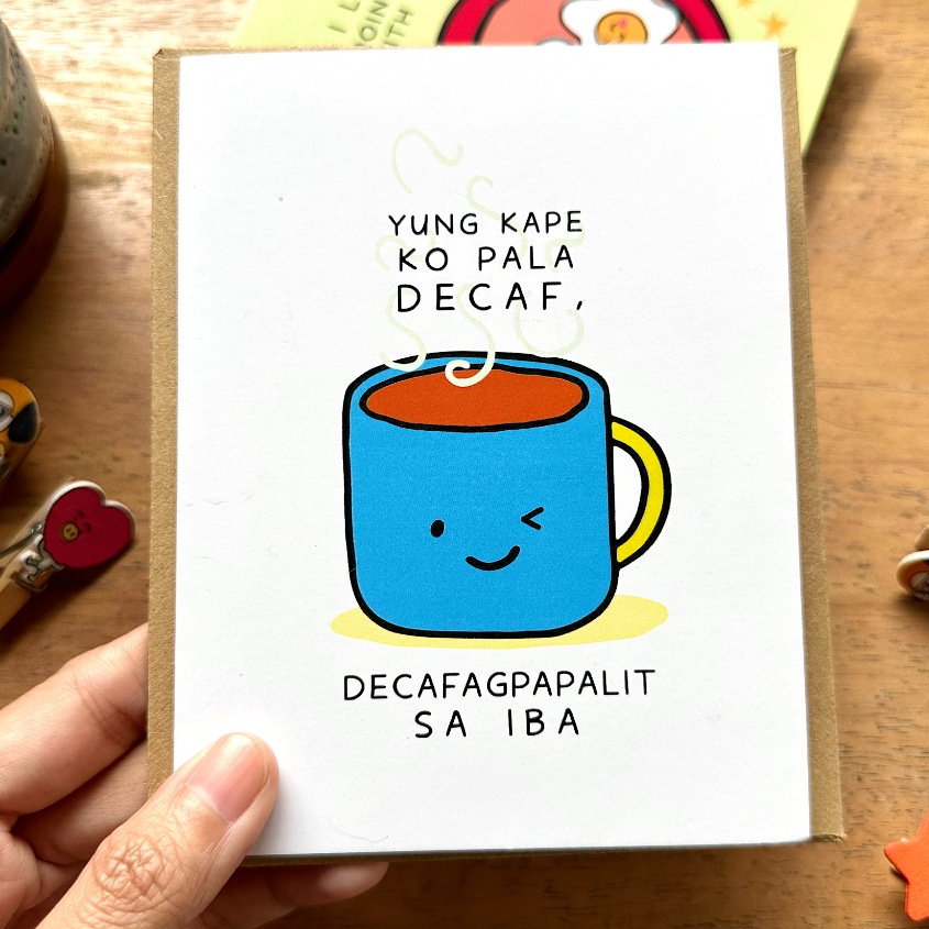 Yung kape ko decaf, decafagpapalit sa iba - FUNNY TAGALOG Valentines ...