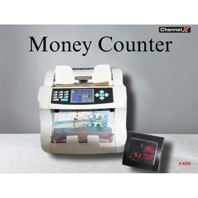 Channel-X Money Counter Machine,Mixed Value,WL/IMG/IR/MG/UV Detection ...