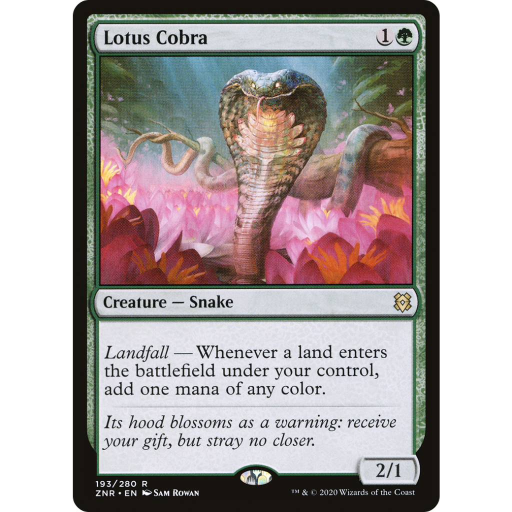 Lotus Cobra MTG High Rated Proxies (sticker is already on mtg card) MTG ...