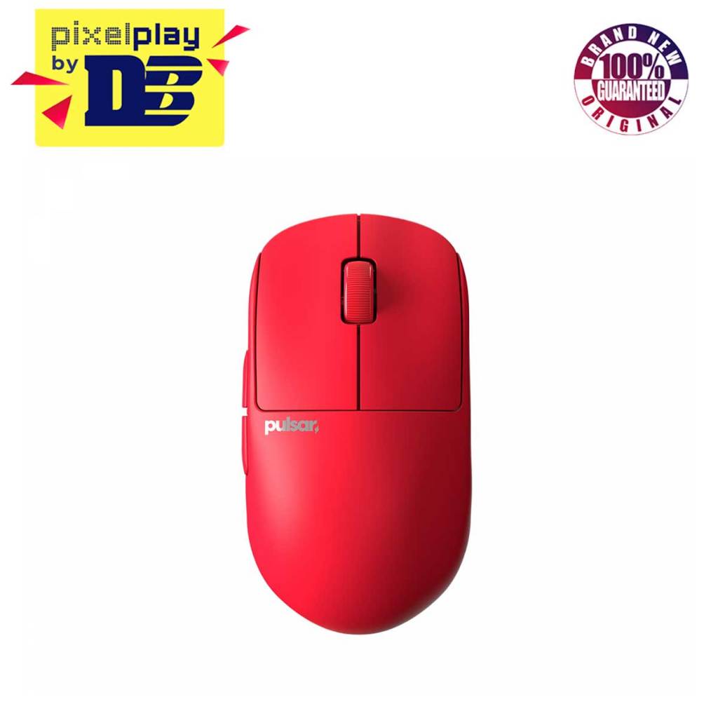 Pulsar X2V2 Symmetrical Wireless Gaming Mouse Size 1 (Red) (PX2213 ...