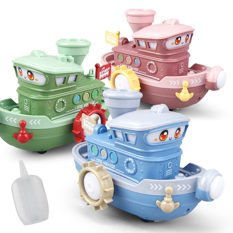Cartoon Ship Toy Cute Outdoor Floating Ship Game Floating Bath Playing ...