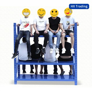 Storage Shelf Cargo Rack Steel Metal Heavy Duty Shelves Disassemble ...