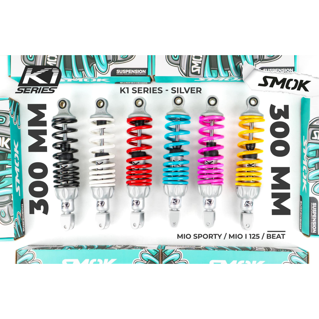 SMOK REAR SHOCK K1 SERIES MIO I 125 / CLICK / BEAT FI / GENIO / SOULTY ...