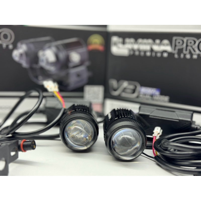 LUMINA PRO MINI DRIVING LIGHT v3 ( PREMIUM )( YELLOW / WHITE ) | Shopee ...