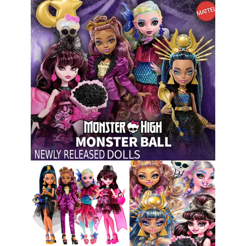 Monster High - Monster Ball Party Fashion Collectible Dolls | Shopee ...