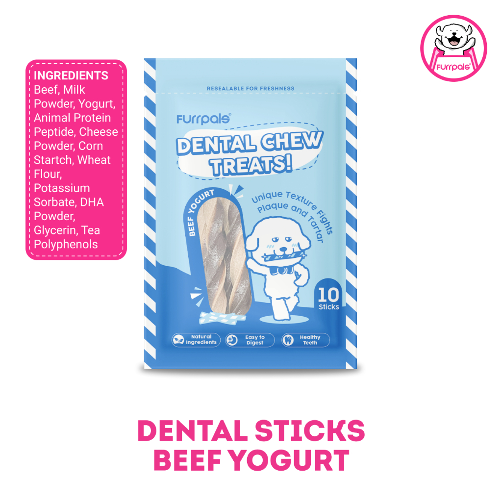 Dental Sticks Dog Treats Dental Chew Removes Tartar Build Up and ...