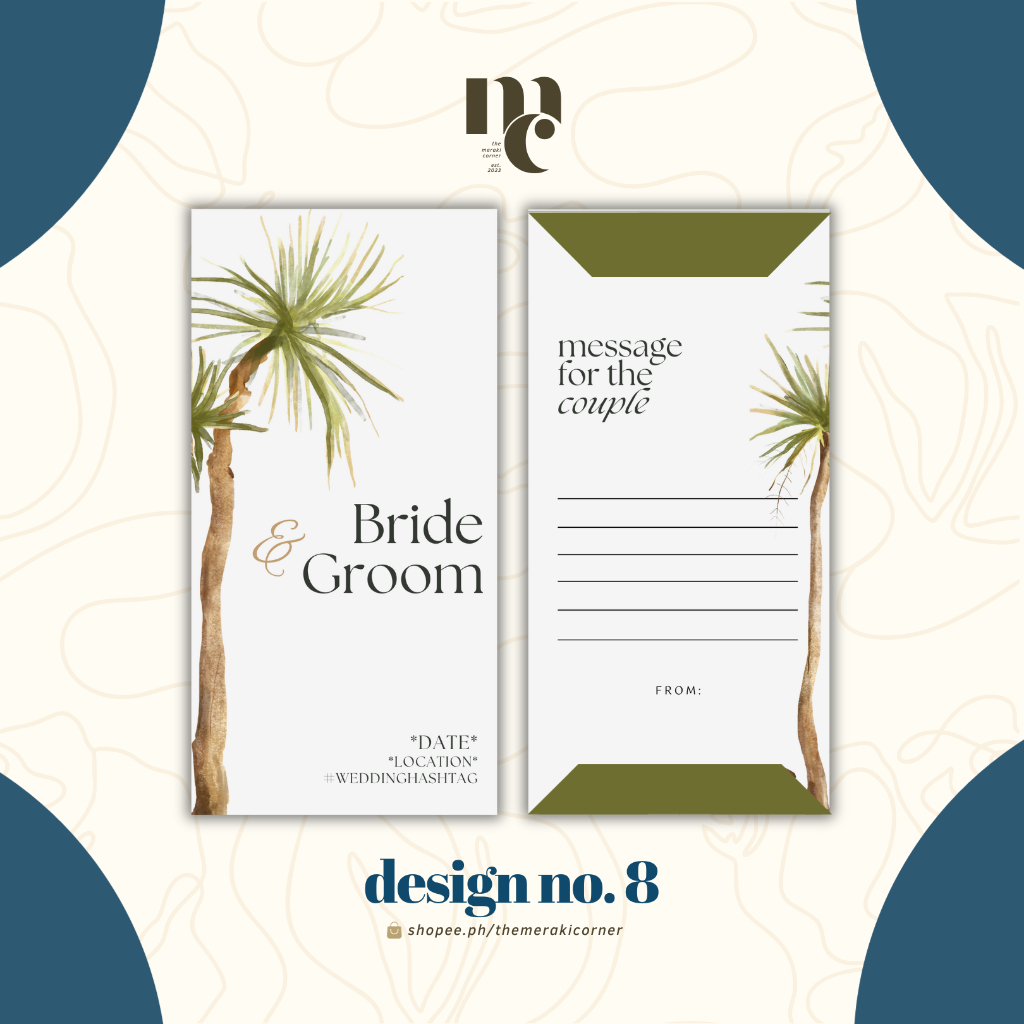 Wedding Angpao / Ampao / Money Envelope / Personalized | Shopee Philippines