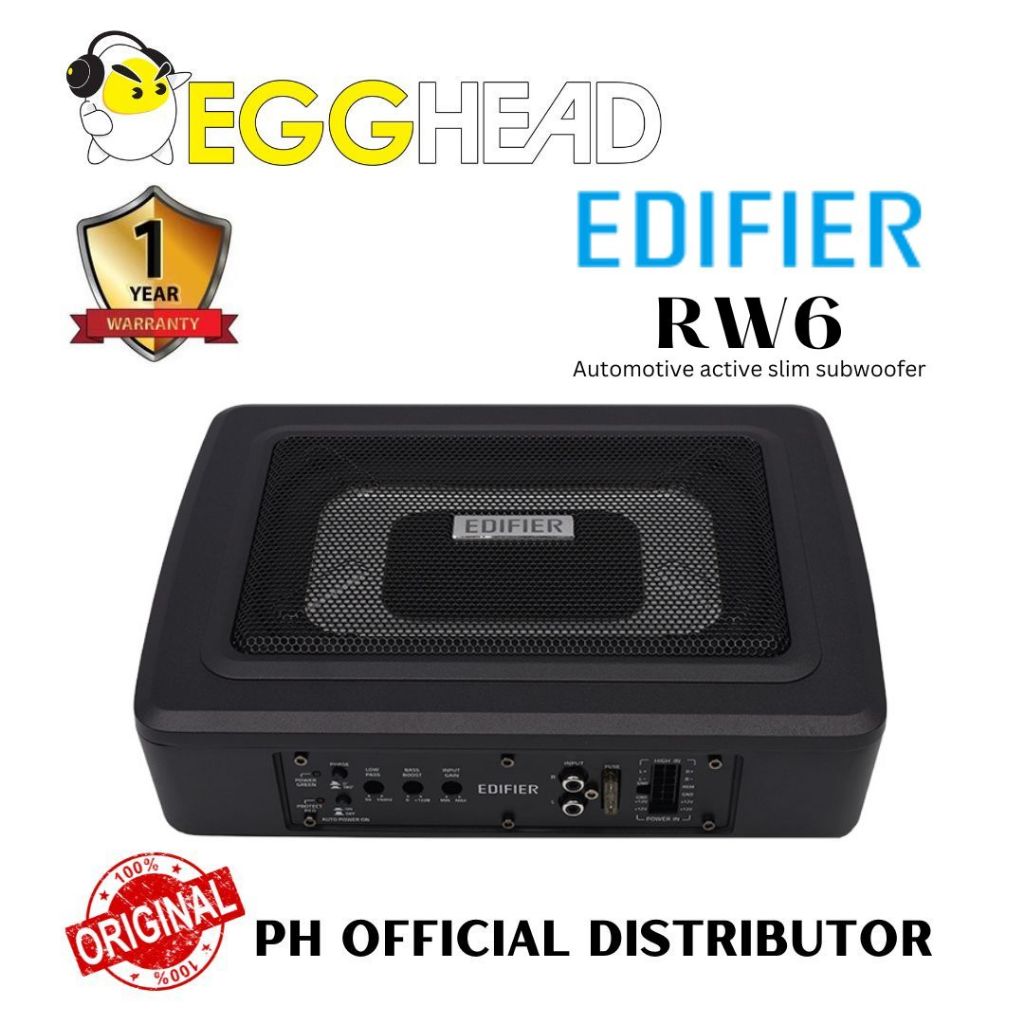 EDIFIER RW6 | Automotive active slim subwoofer | Shopee Philippines