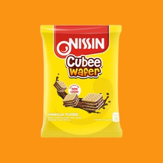 Nissin Cubee Wafer Vanilla Fudge 25g X 10 | Shopee Philippines