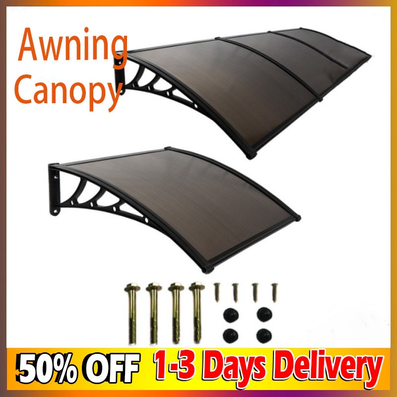 Multipurpose Awning Canopy with Bracket for Door and Window Canopy ...
