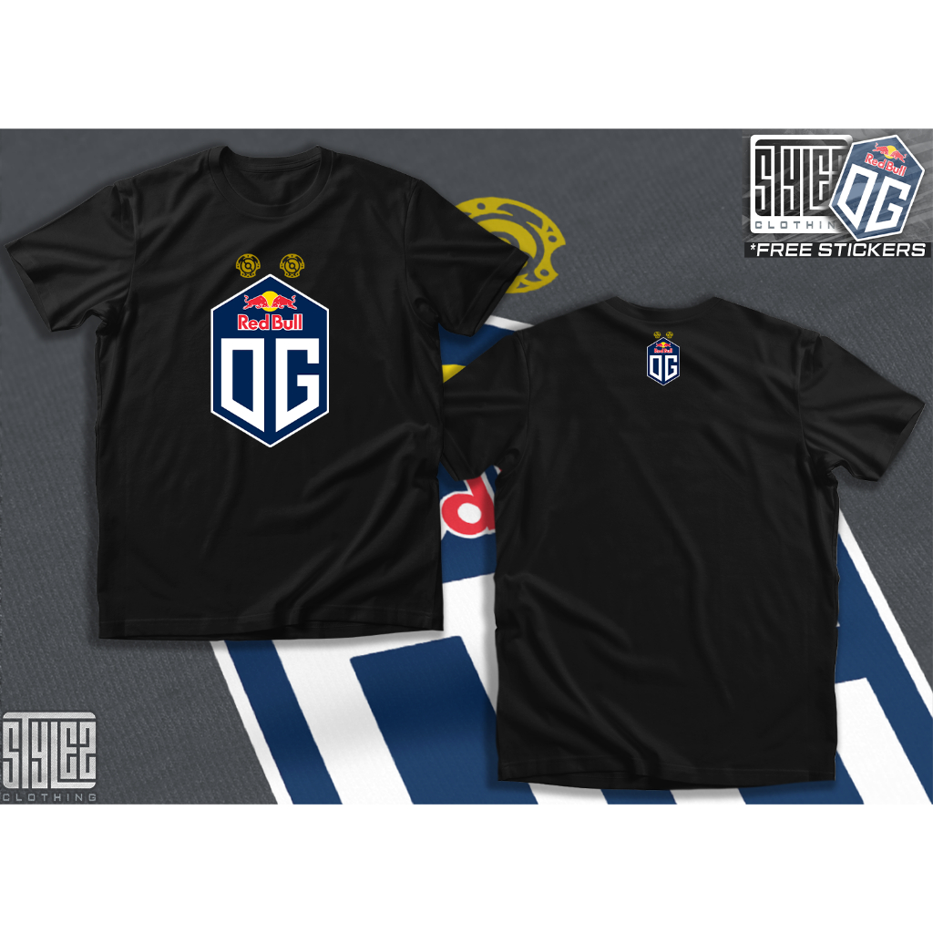 DOTA TEAM OG LOGO REDBULL ESPORTS T-SHIRT | Shopee Philippines