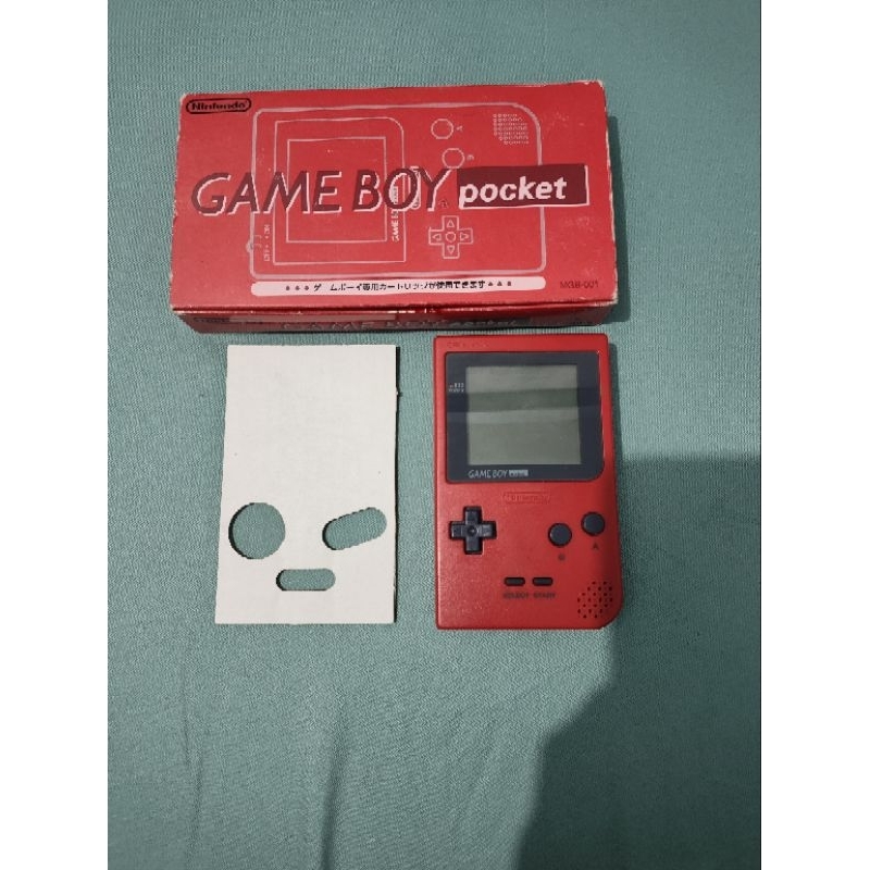 Nintendo GBP Gameboy Pocket Red with Box (Please Read) | Shopee Philippines